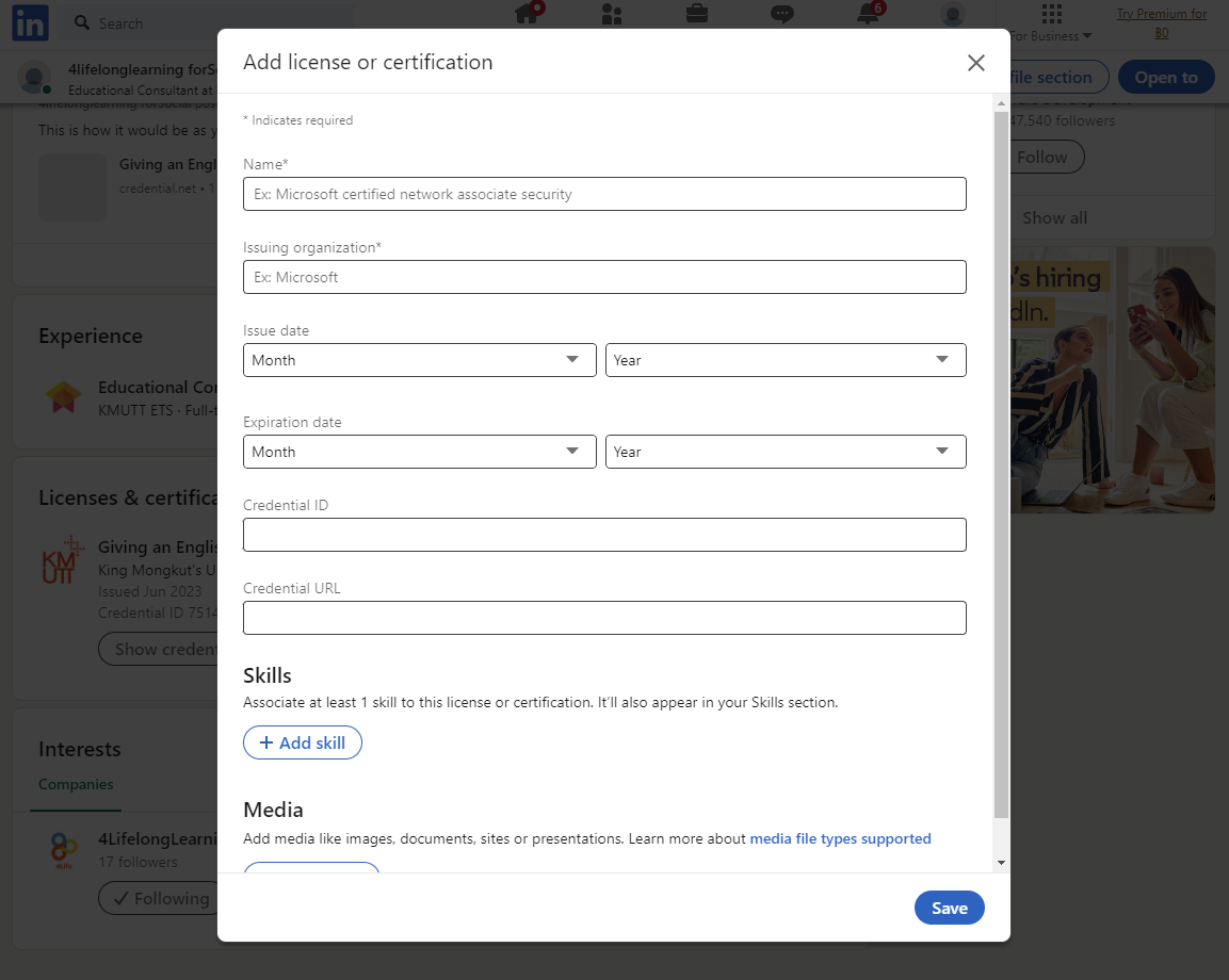 How to share Digital Badge in my LinkedIn Profile – 4Life Support