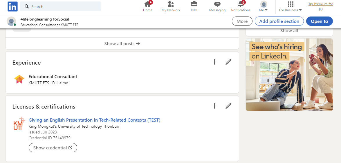 How to share Digital Badge in my LinkedIn Profile – 4Life Support